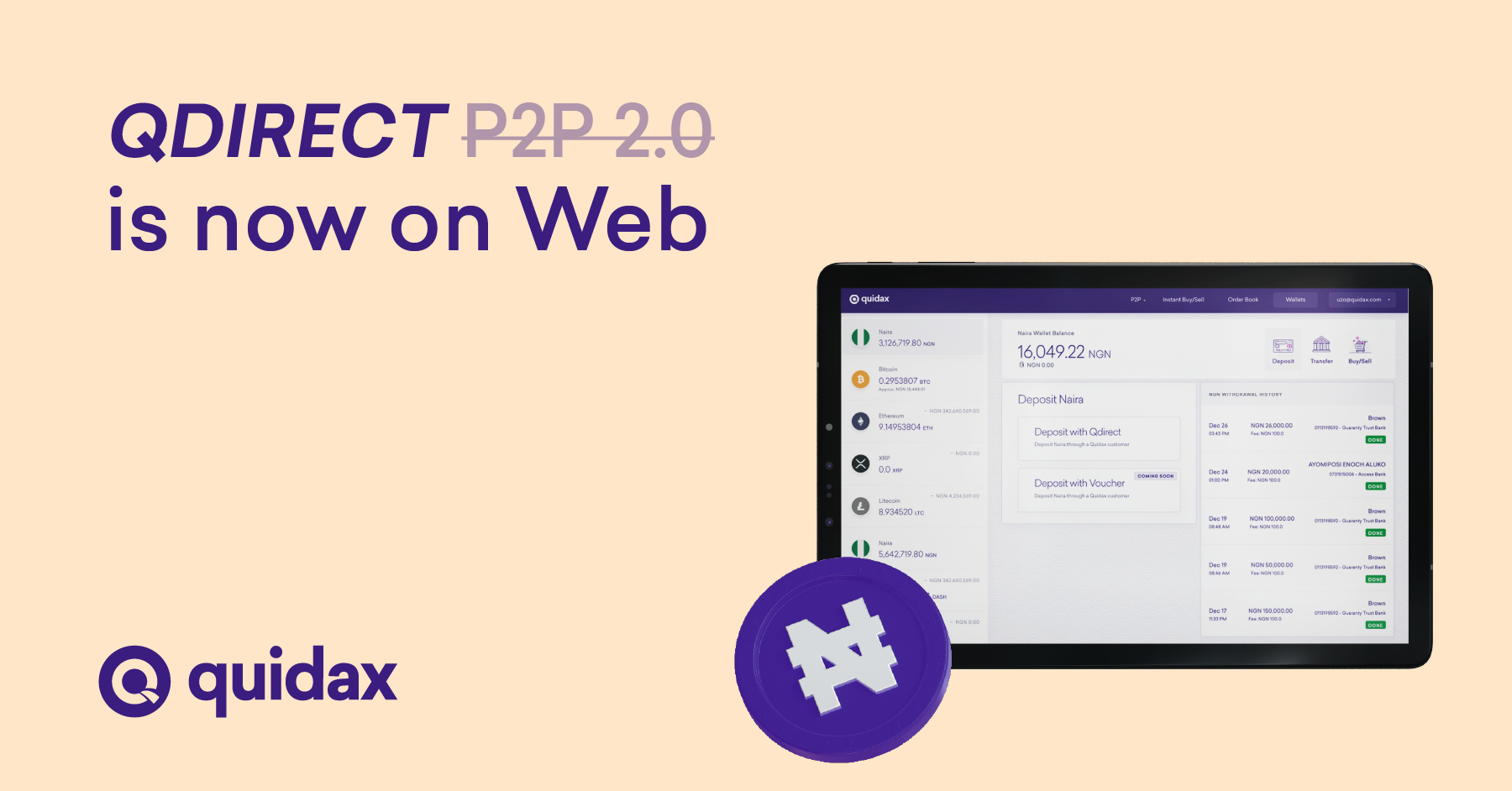 Hello, QDirect: Sweet and Direct, Always Correct! | Quidax Blog